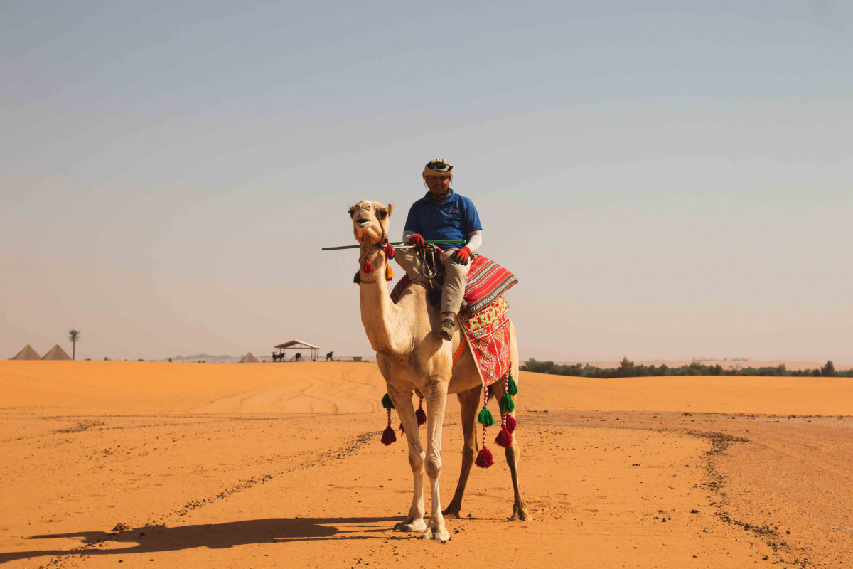 Nofa Wildlife Park: Camel-Back Safari